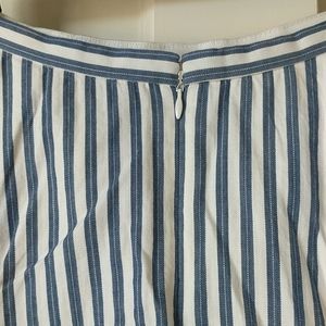 J. Crew | Skirts | Jcrew Railroad Stripped Skirt | Poshmark